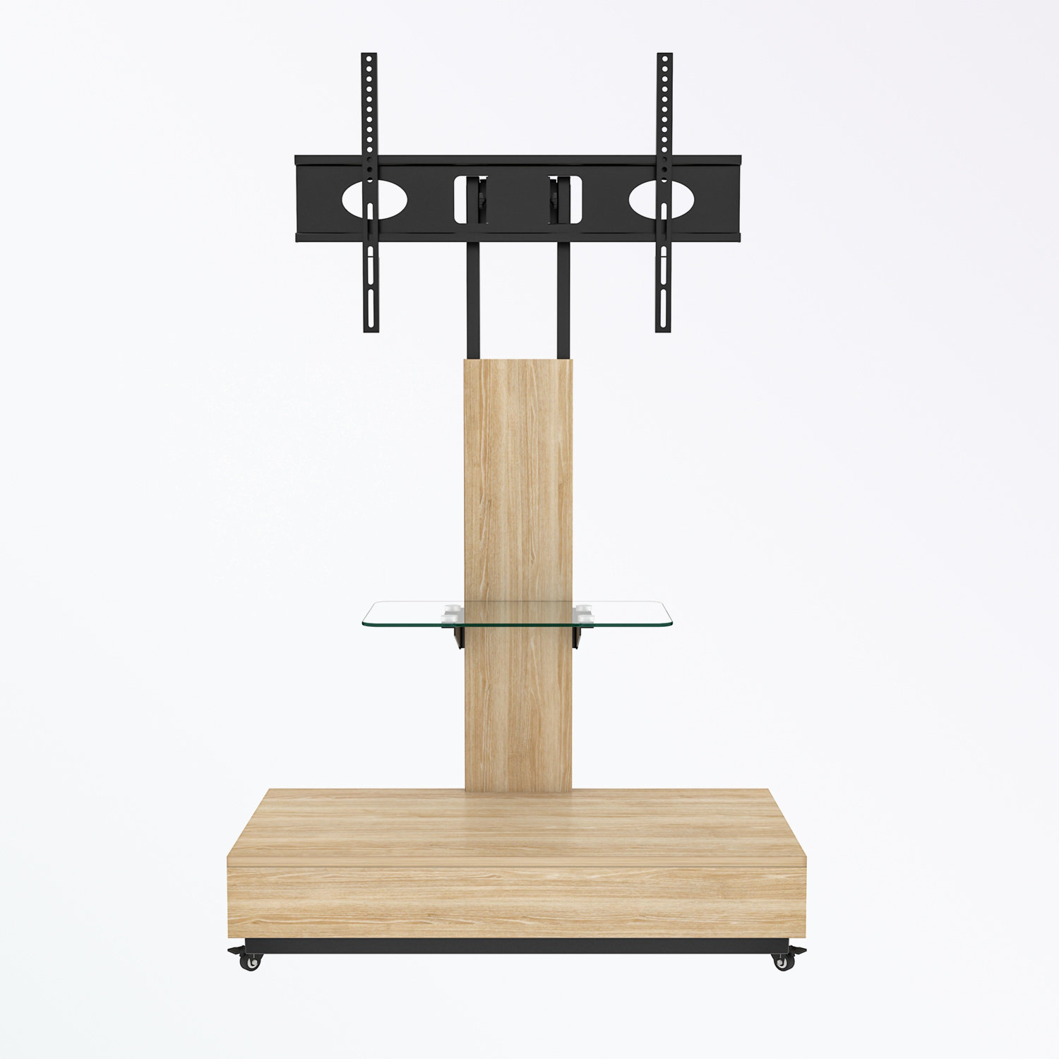 Ebern Designs TV stand with push-pull drawer and wheels - Wayfair Canada