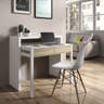Isabelle & Max Turin White And Oak Desk/Dressing Table Or Console Table ...