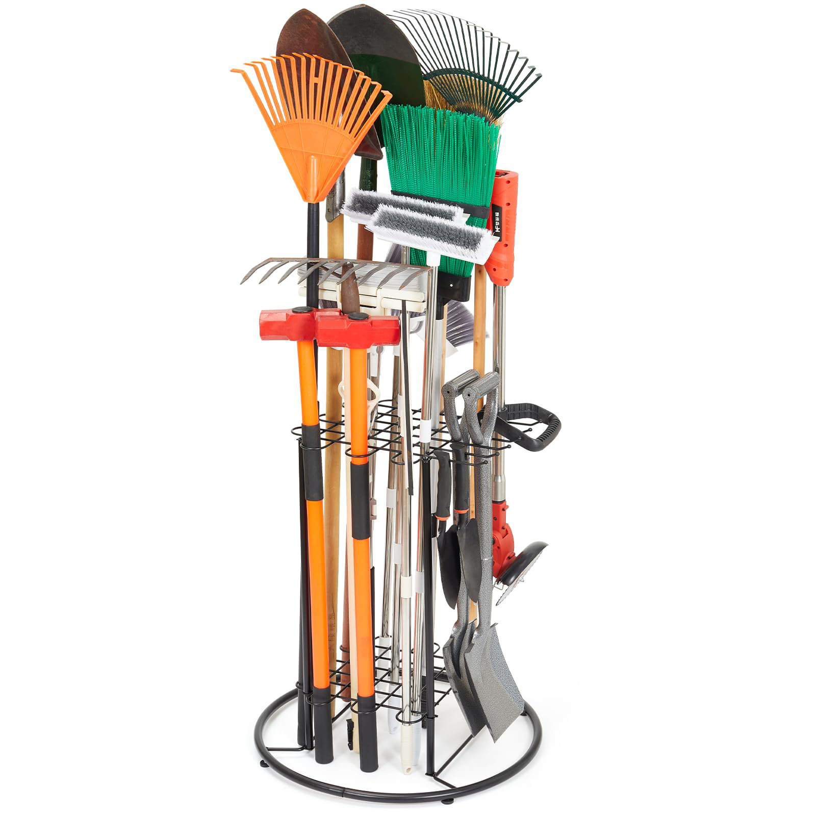 17 Stories Yard Tool Holder Organizer for Garage | Wayfair