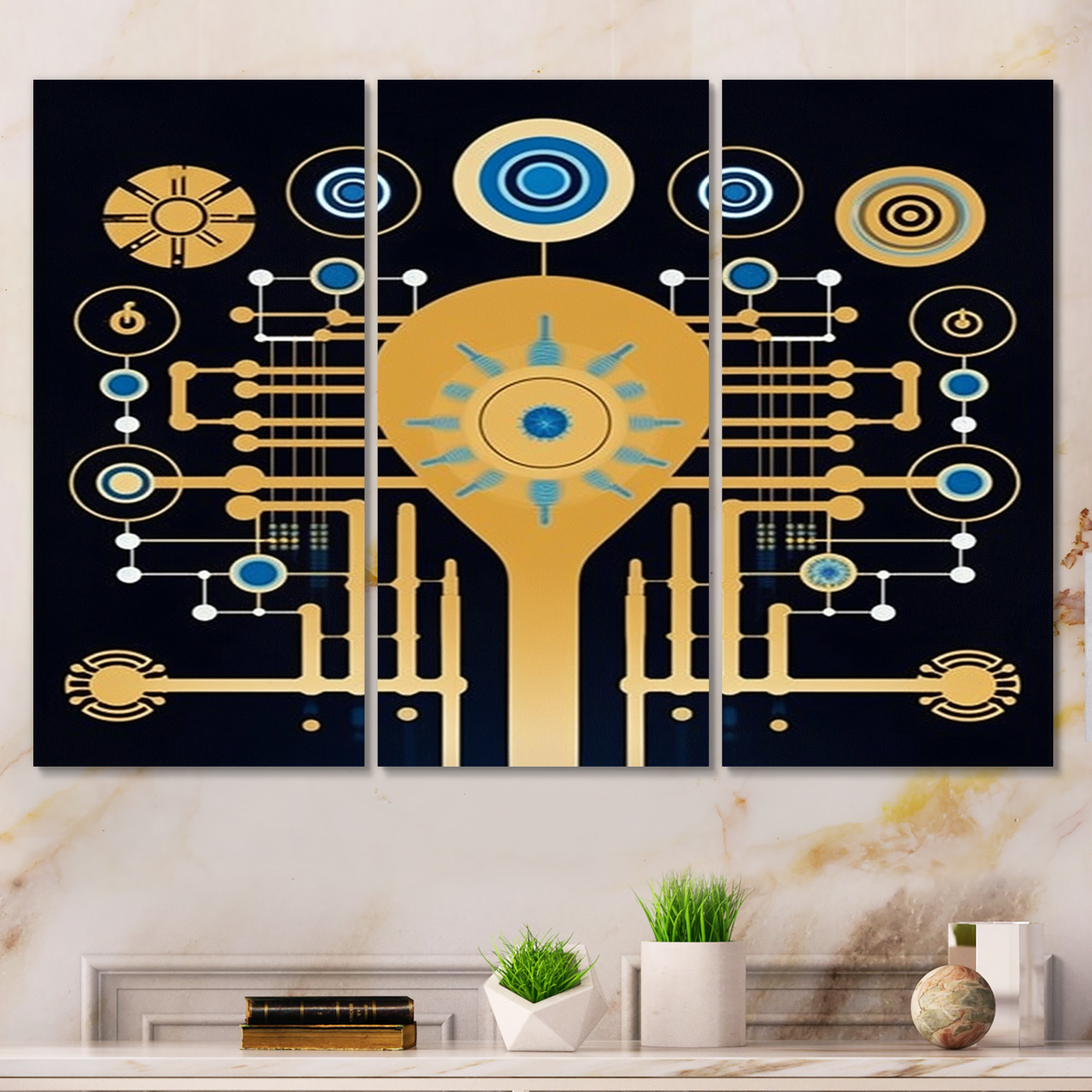 Design Art Future Geometry Awakening Of Awareness III - Modern ...