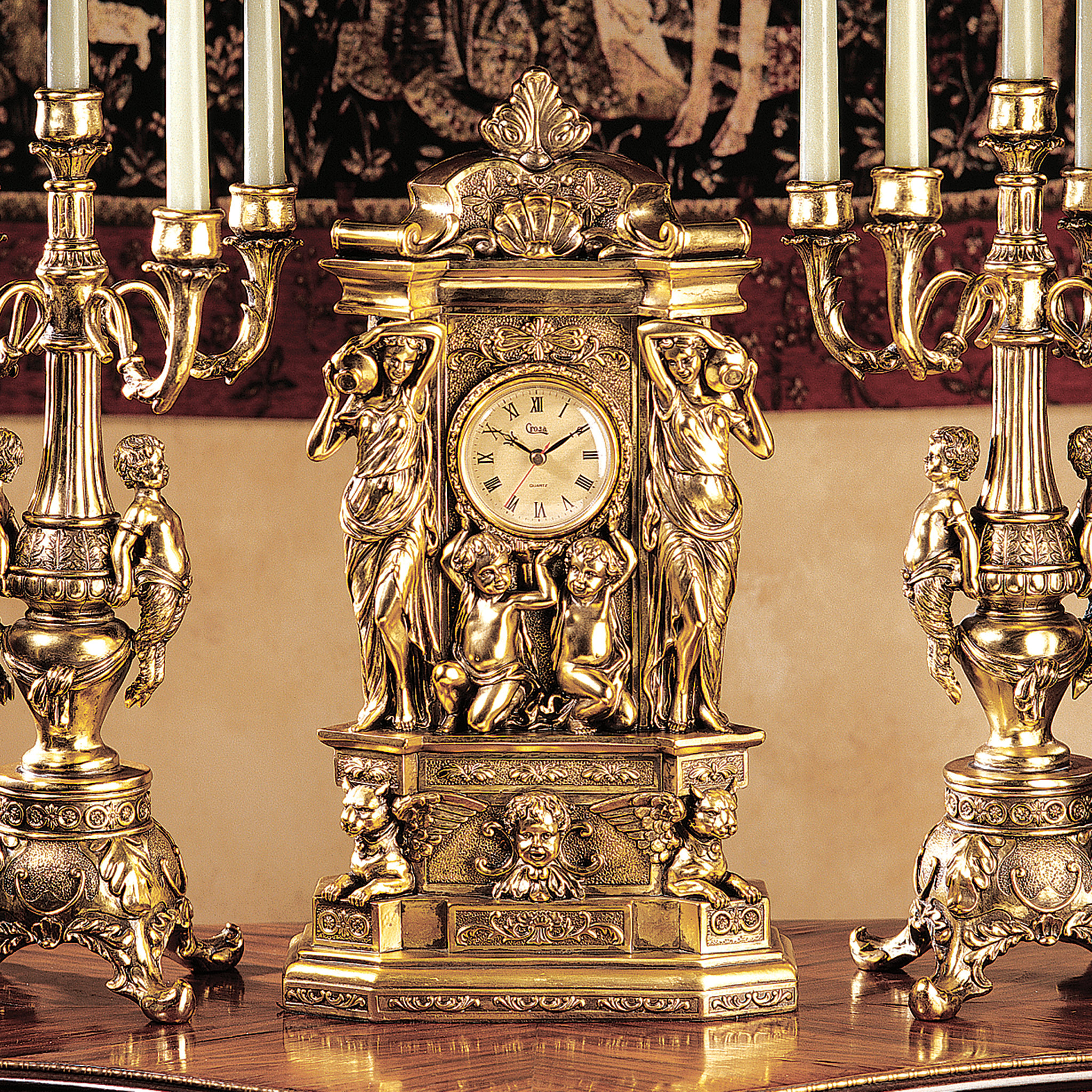 Lark Manor™ Samoset Tabletop Mantel Clock & Reviews | Wayfair