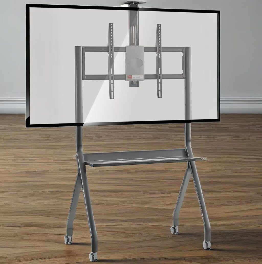 JYXCN Smart Board Floor Stand for 42-75 Inch | Quick-Release Wheels ...