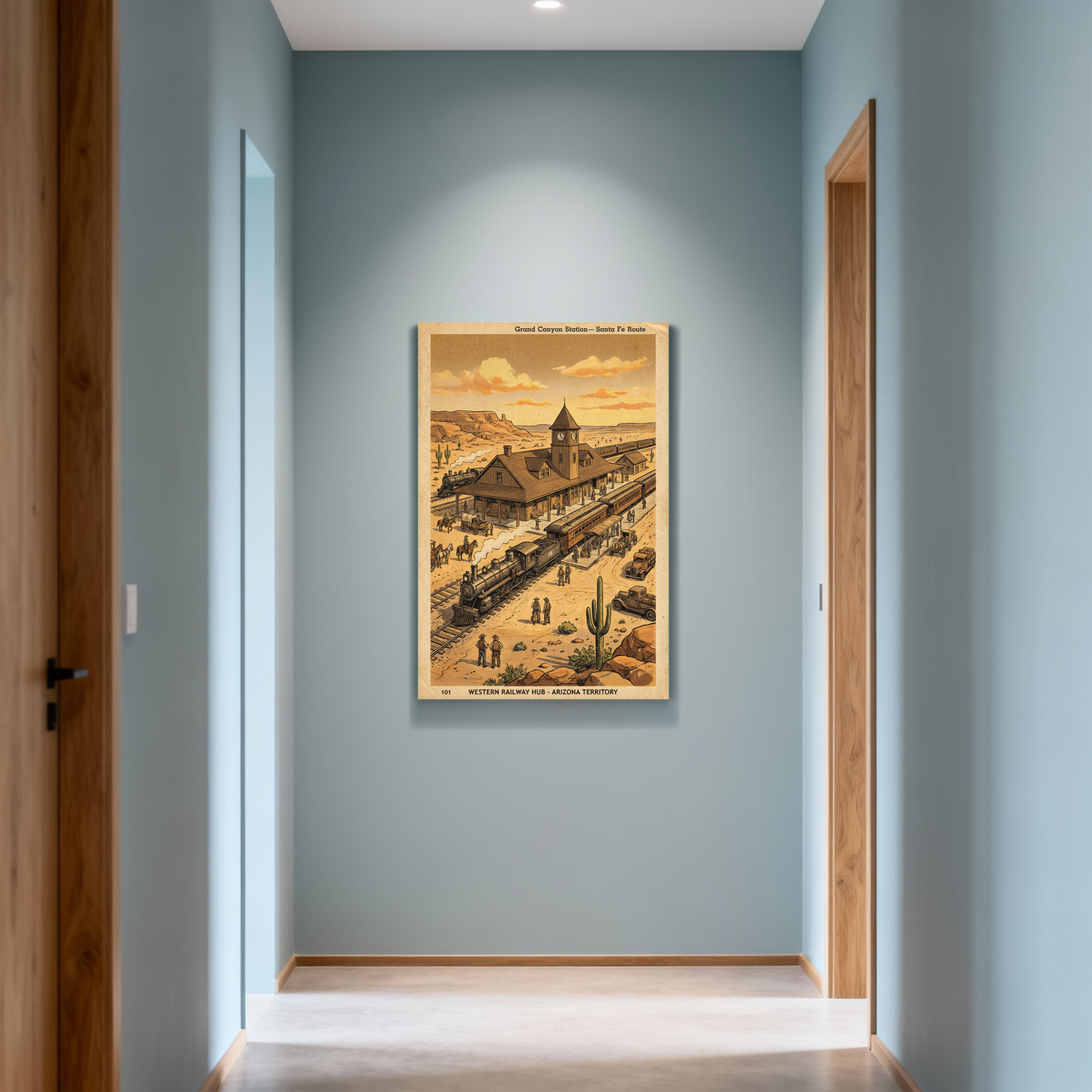 Astoria Grand Fashion Western Railway Hub Arizona Territory - Wayfair ...