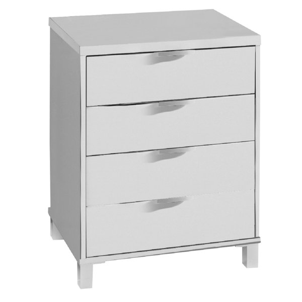 Latitude Run 4 Drawer 60Cm W Solid Wood Chest of Drawers | Wayfair.co.uk