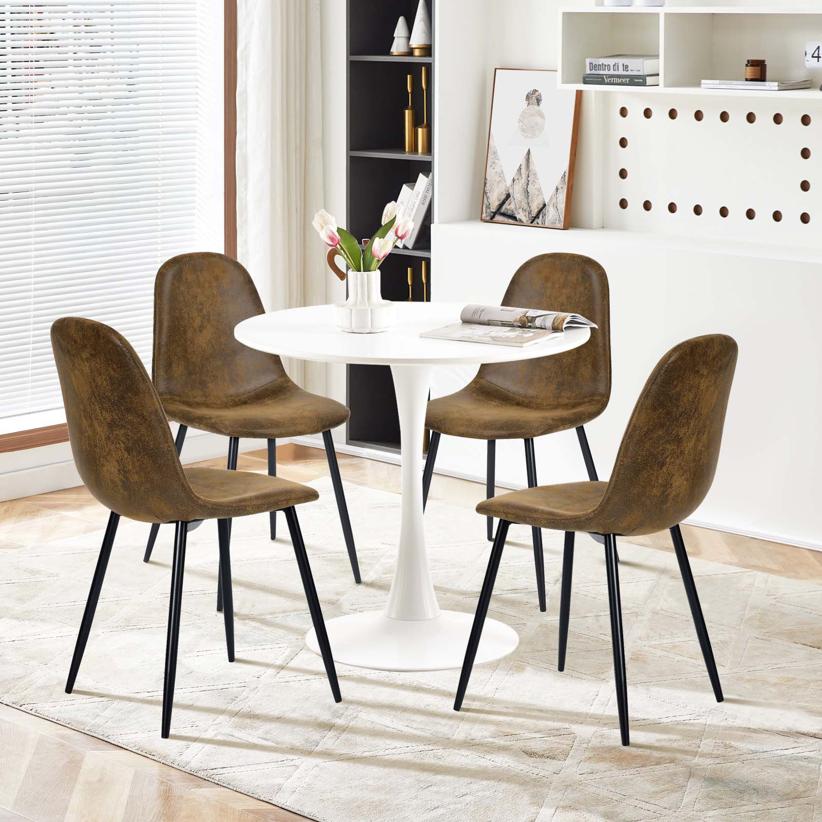 George Oliver Joniqua Round 31.5'' Dining Set & Reviews | Wayfair