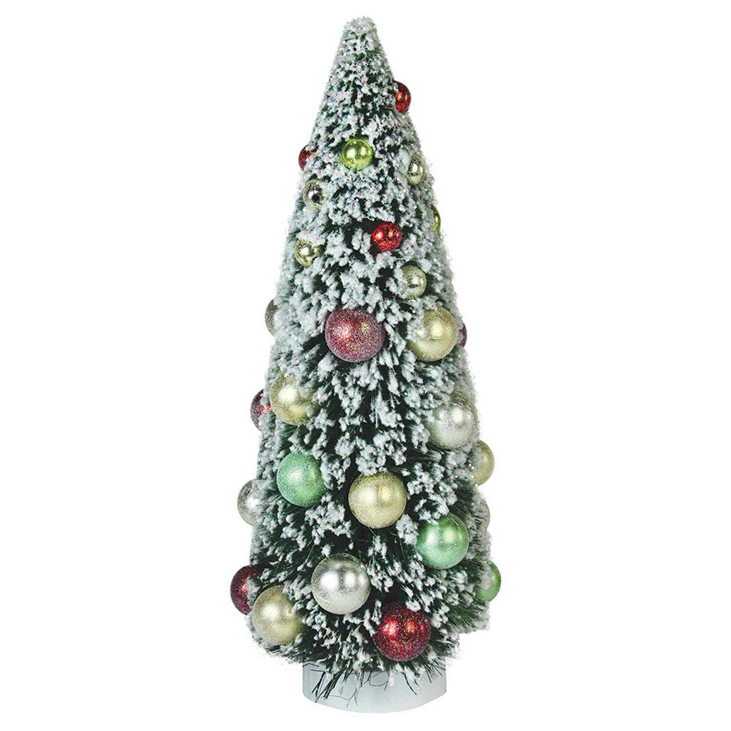 Northlight Seasonal 15" Green Frosted Sisal Pine Artificial Christmas ...