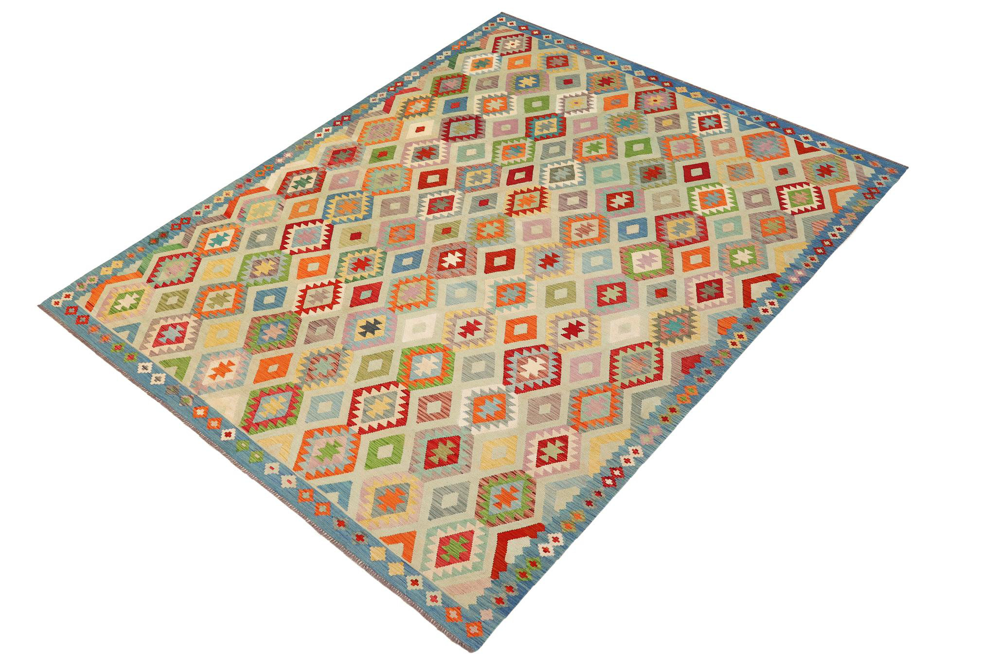 Isabelline Halstad Handmade Moroccan Hand-Knotted Rectangle 10'2" x 12 ...