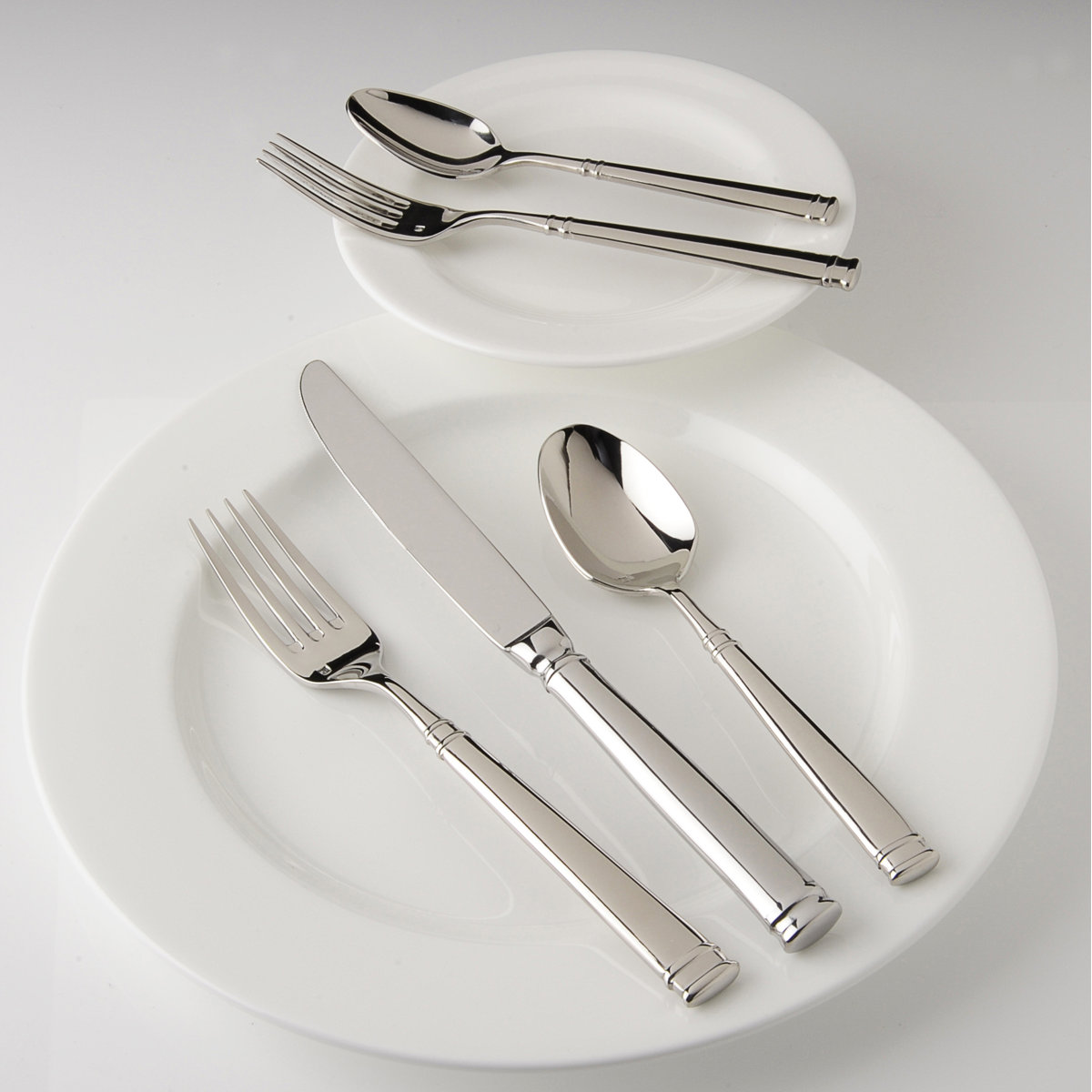 Fortessa Bistro 20 Piece 18/10 Stainless Steel Flatware Set, Service ...