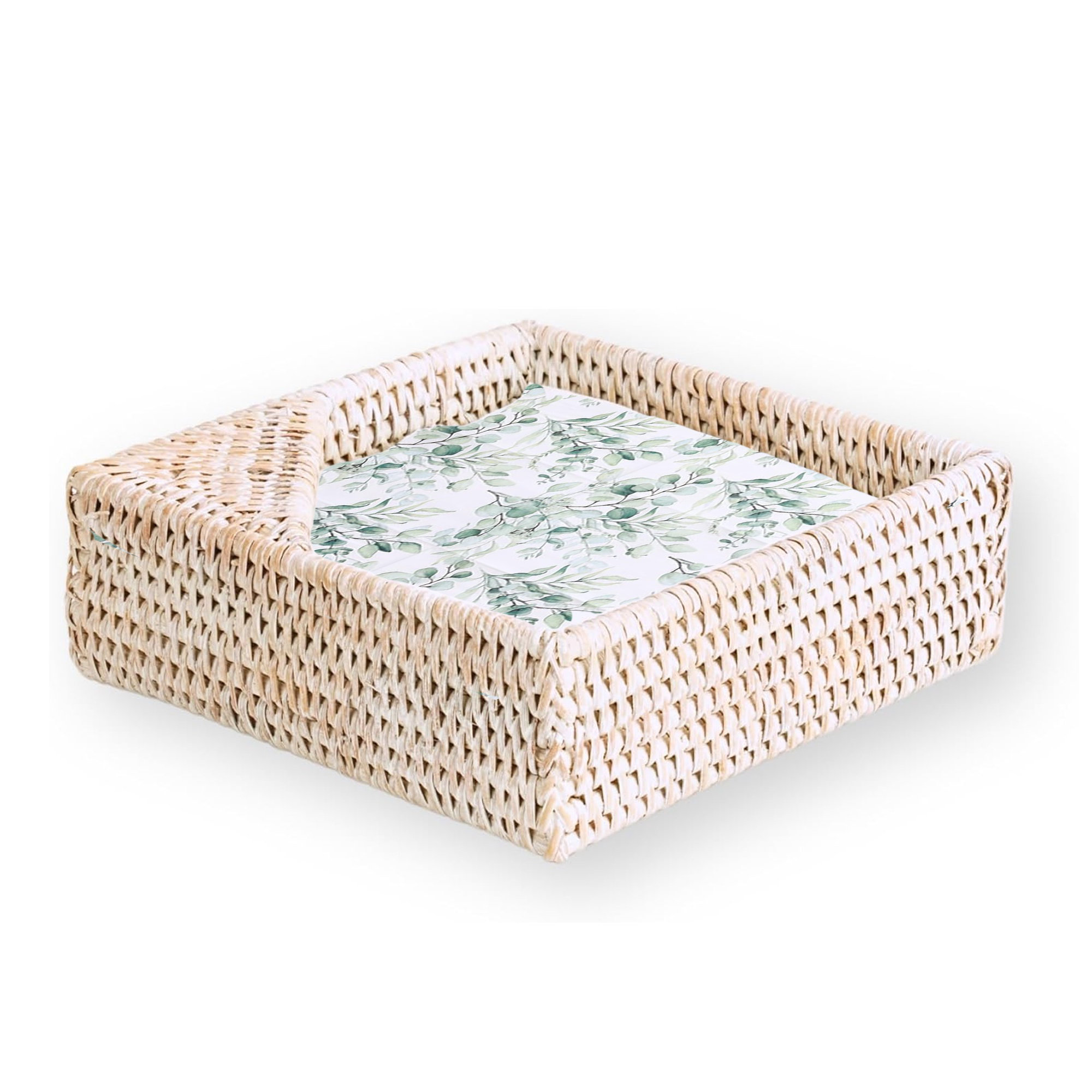 Bay Isle Home™ Napkin Holder for Table, Natural Rattan Napkin Holders ...