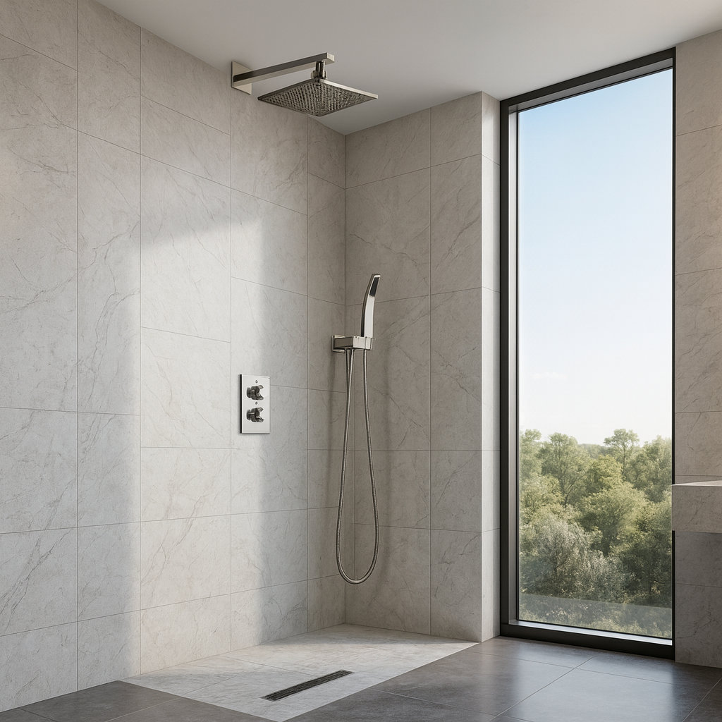 FontanaShowers Sagua LED Wall Mount Shower System Luxury with Volume ...