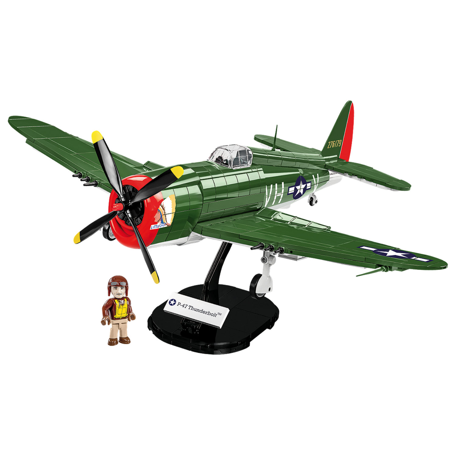 Cobi Toys COBI HC WWII P-47 Thunderbolt Military Aircraft Construction ...