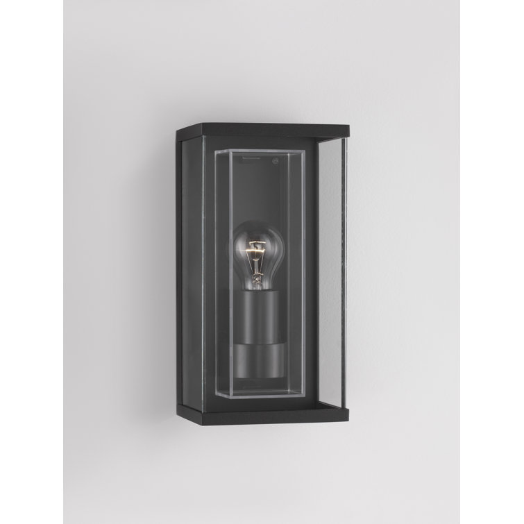 Borough Wharf Howton Black Outdoor Bulkhead Light | Wayfair.co.uk