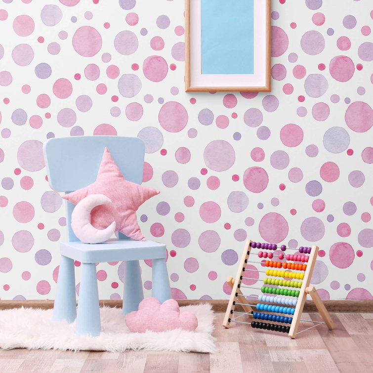 George Oliver Peel & Stick Polka Dots Panel | Wayfair