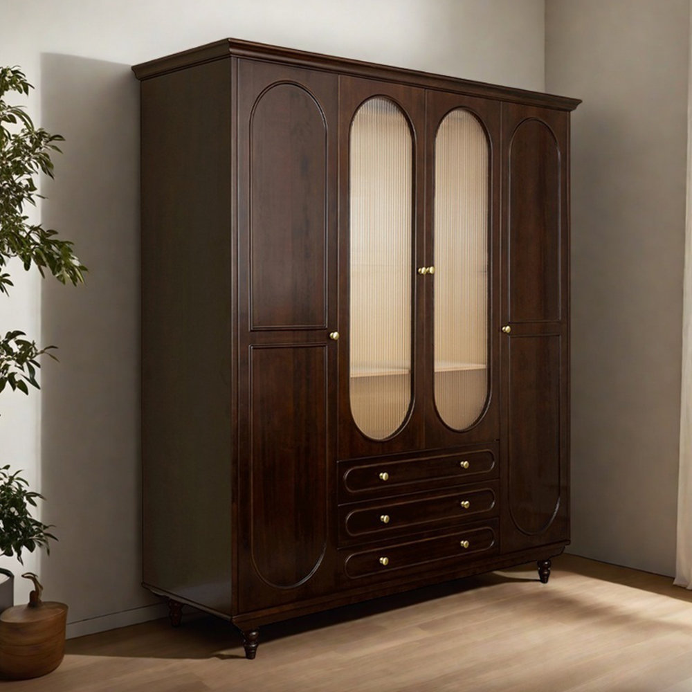 Parttlion French style light luxury retro wardrobe | Wayfair