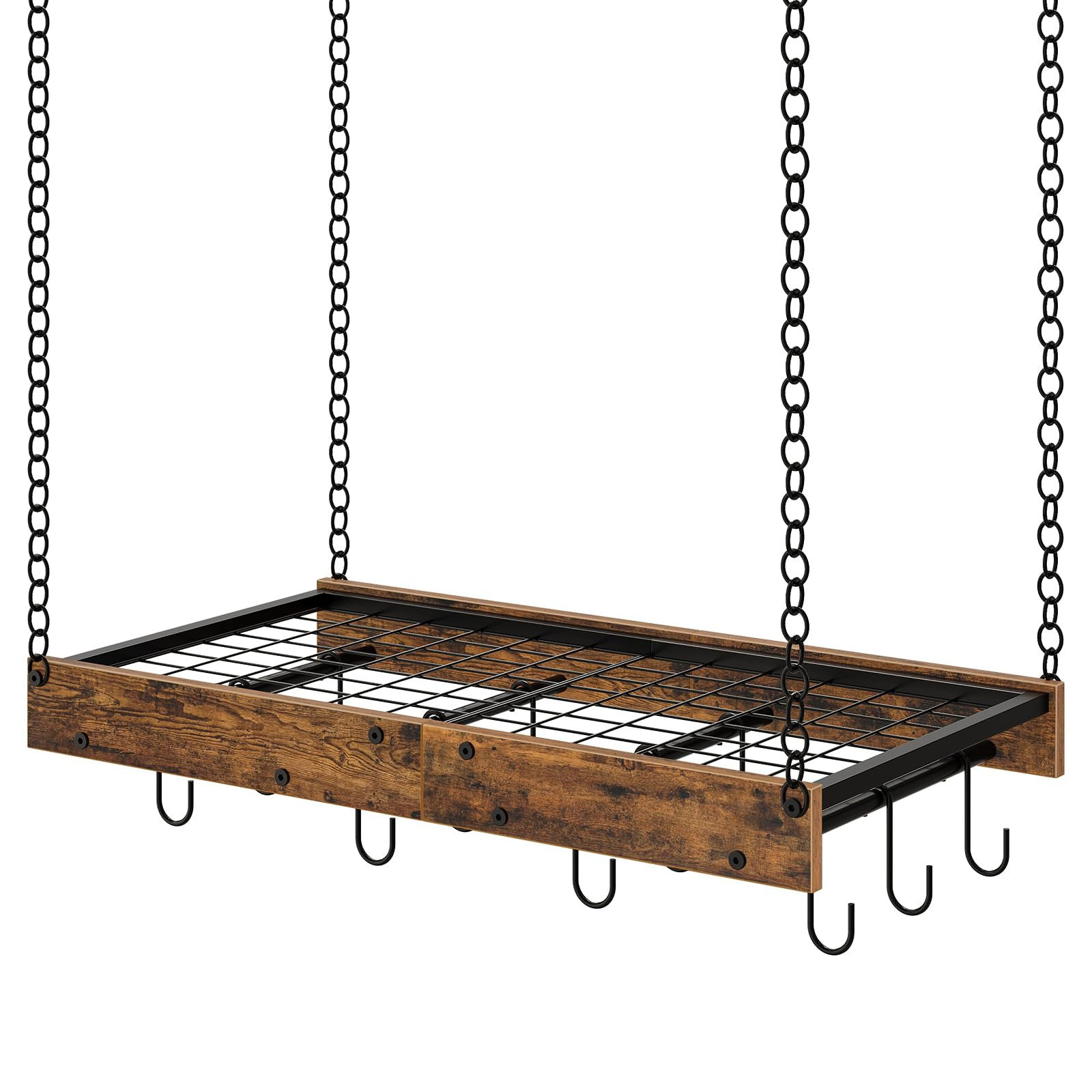 17 Stories Ceiling Mounted Pot Rack | Wayfair