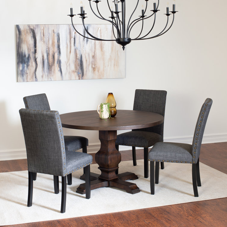 Red Barrel Studio® 5 - Piece Pedestal Dining Set | Wayfair