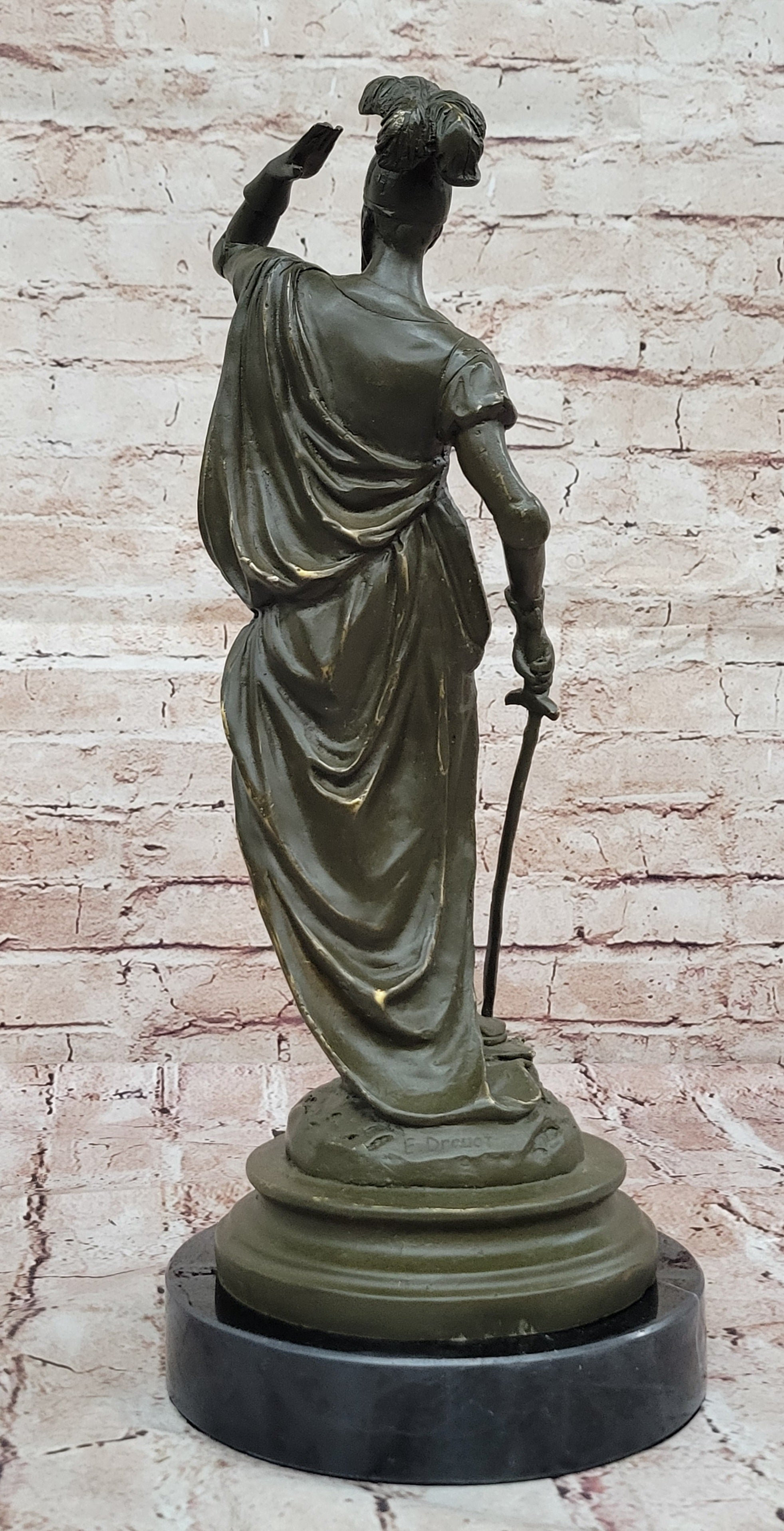 Bloomsbury Market Spanish Conquistador Bronze Sculpture with Sword ...