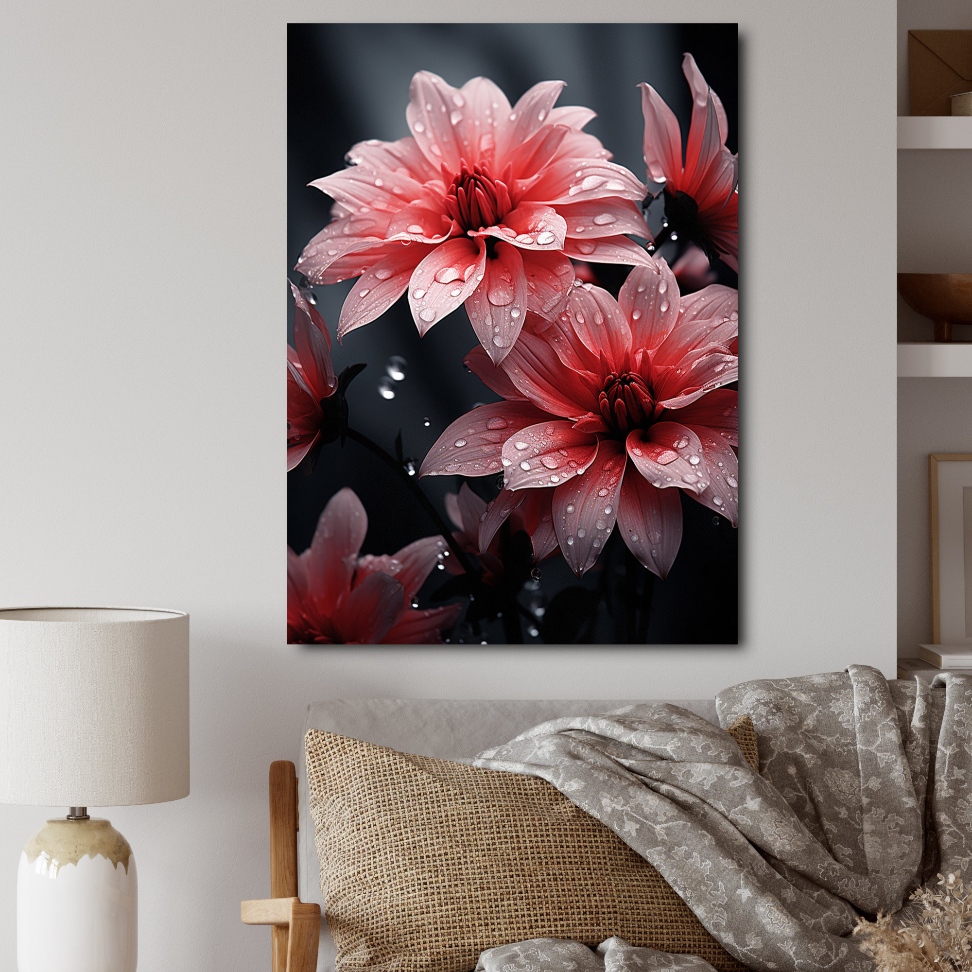 Red Barrel Studio® Cortana Pink Crimson Harmony I - Print | Wayfair