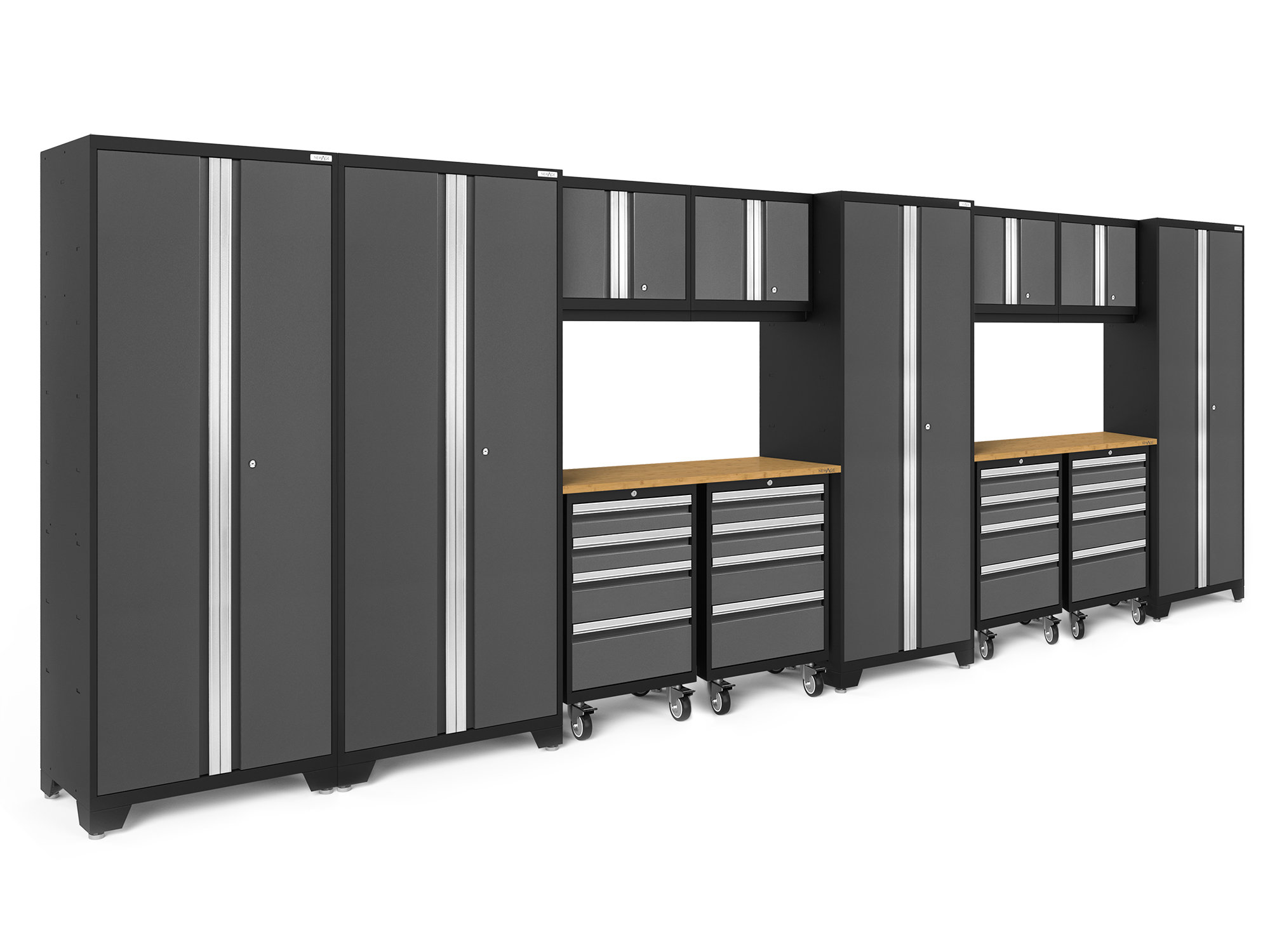 NewAge Products 14 Piece Steel Garage Storage Cabinet Set - Wayfair Canada