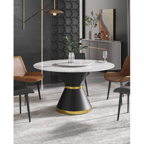 8 + Seat Round Kitchen & Dining Tables You'll Love | Wayfair