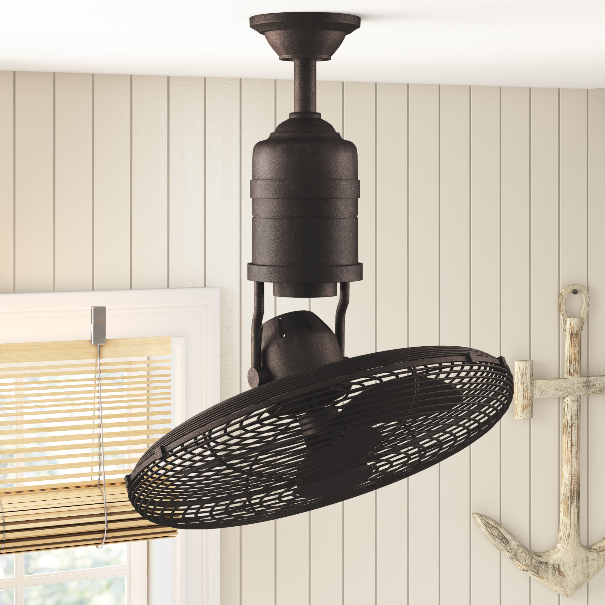 Craftmade 18" Bellows III 3 - Blade Caged Ceiling Fan & Reviews | Wayfair