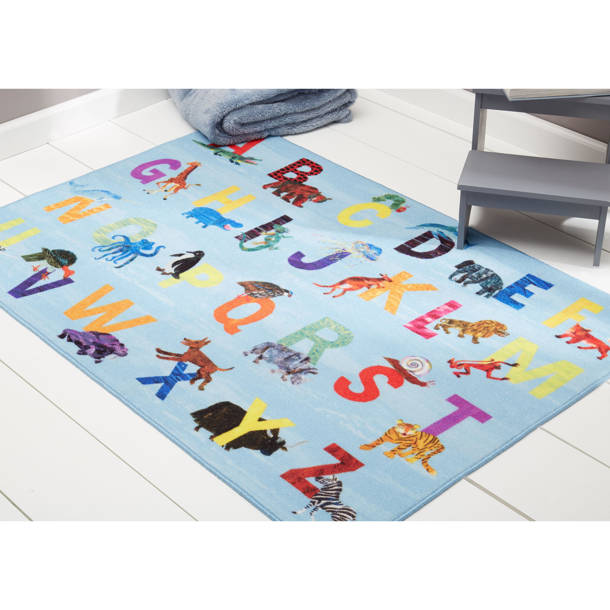 Eric Carle Rectangle No Pattern Power Loom Polyester Rug & Reviews ...