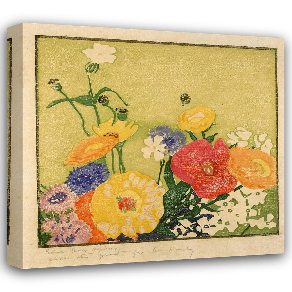 Lark Manor™ "Garden Flowers" by Edna Boies Hopkins - Gallery Wrap ...