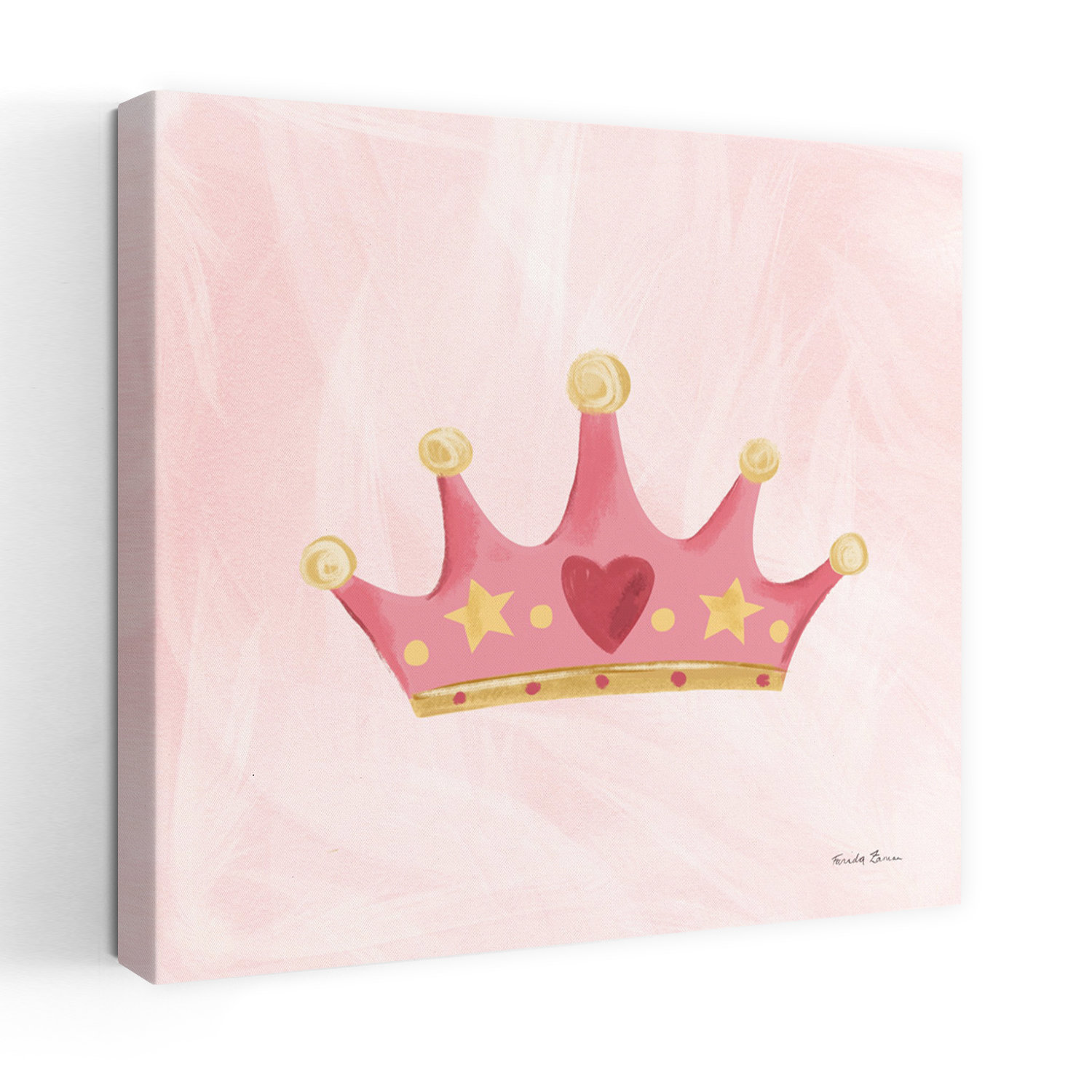 Dakota Fields Pretty Princess Crown Whimsical Abstract Contemporary Art ...