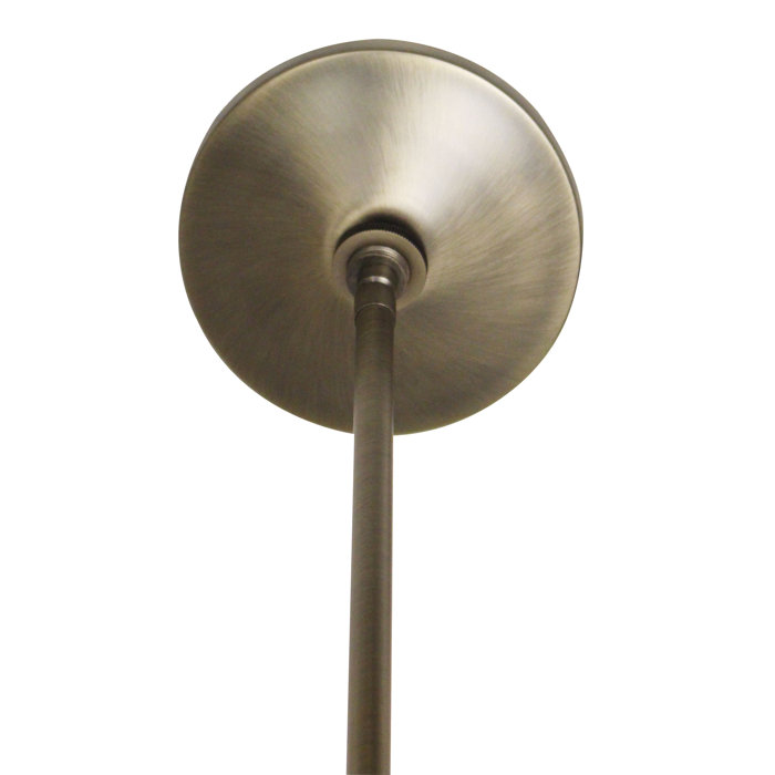 Cloth & Wire Antique Brass Pendant Light Fixture for 1 Light with ...