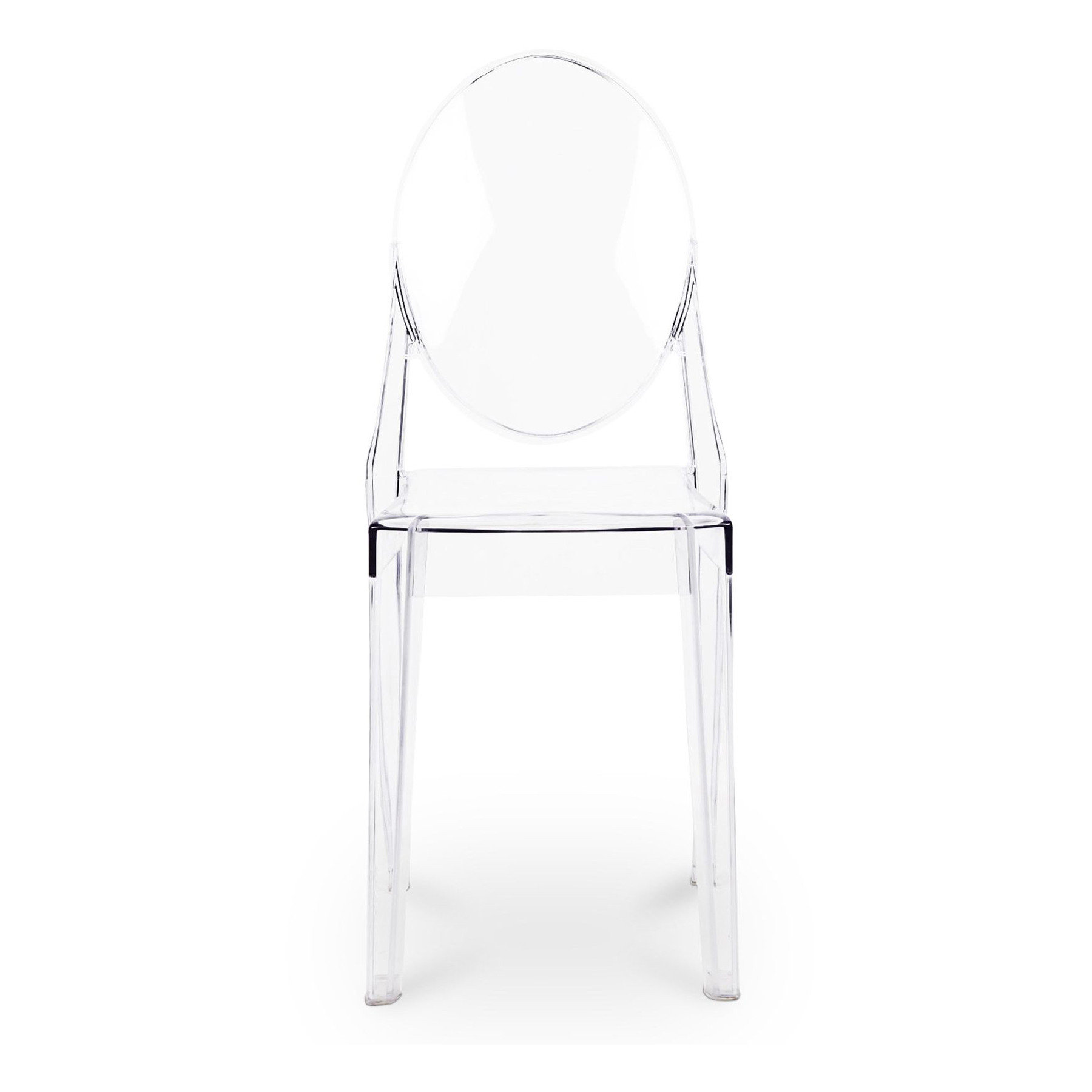 Orren Ellis Clear Transparent Acrylic Dining Chair | Wayfair