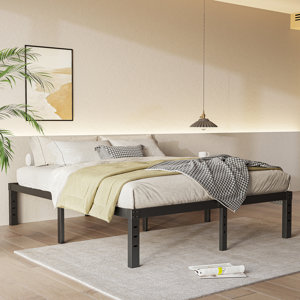 Alwyn Home Heavy Duty Noiseless 14'' Metal Platform Bed Frame, No ...