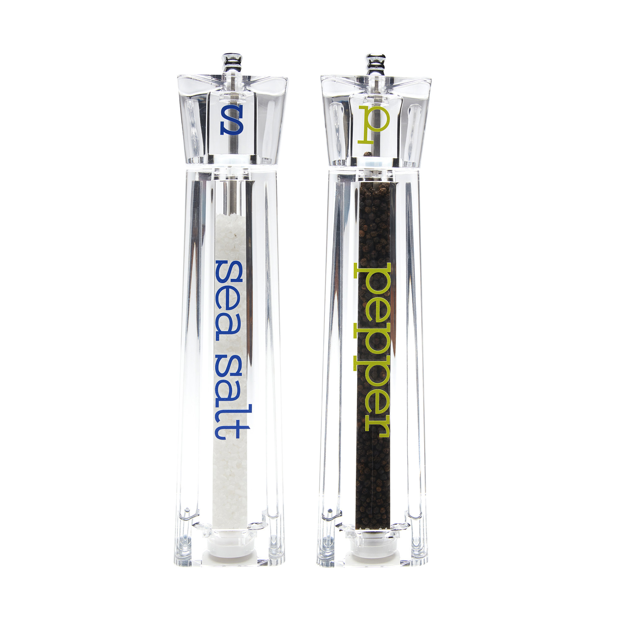 Tara Wilson Designs Salt + Pepper Shakers Letters 3" X 3" | Wayfair