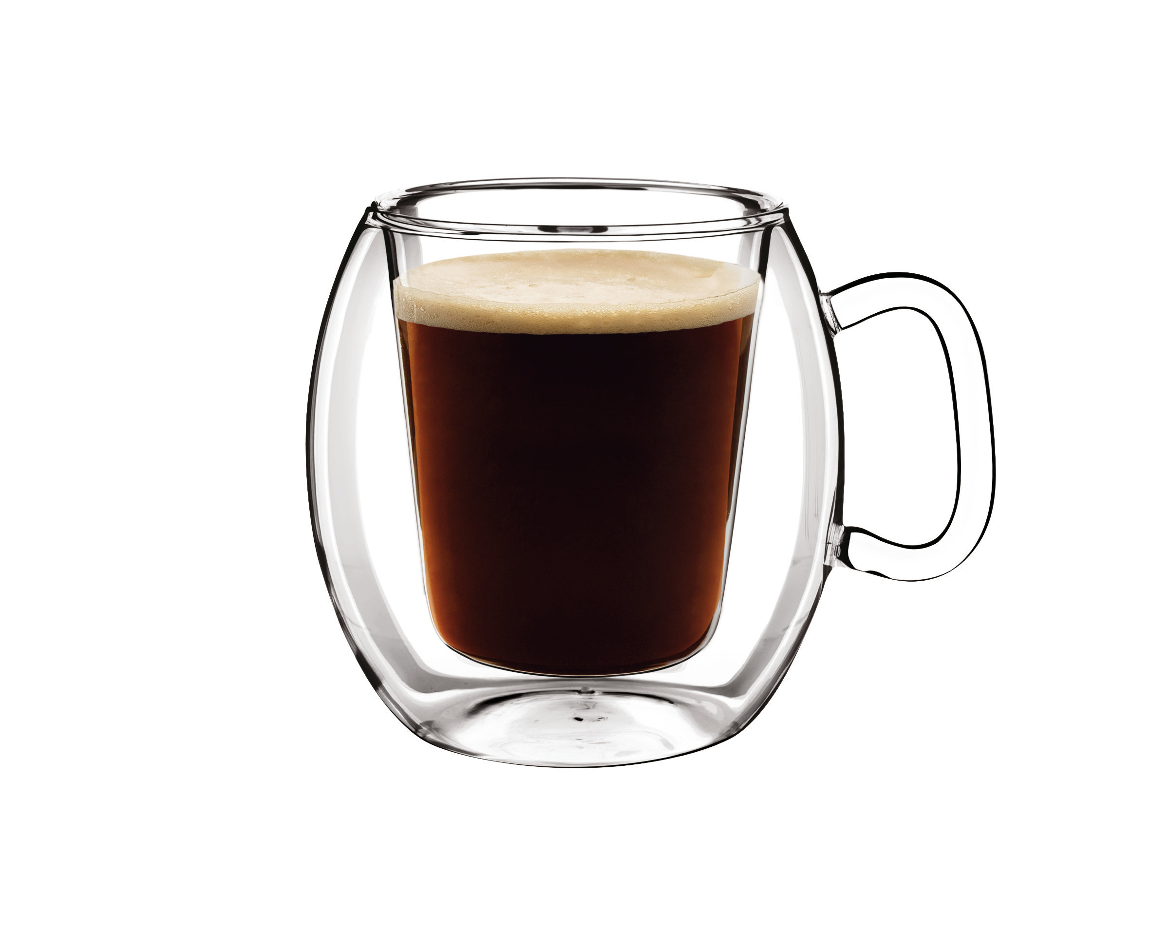 Luigi Bormioli Thermic Glass 10.25oz Coffee Glasses & Reviews | Perigold