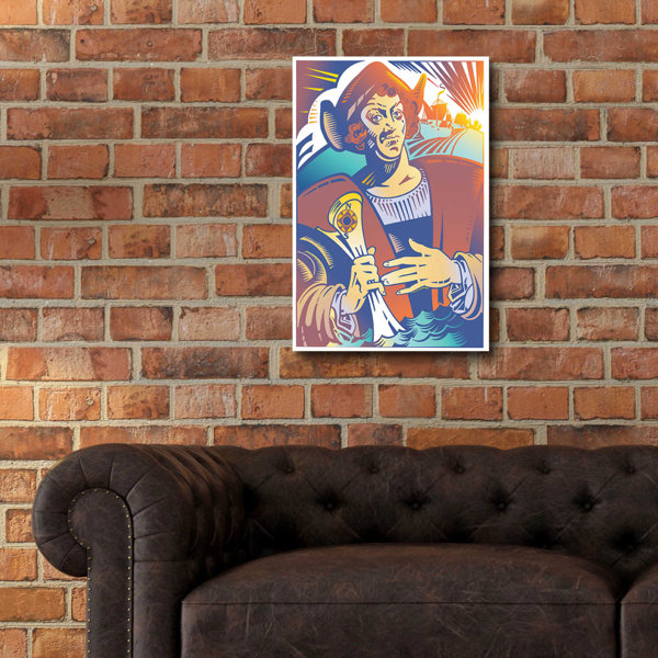 Red Barrel Studio® Christopher Columbus On Plastic / Acrylic by David ...