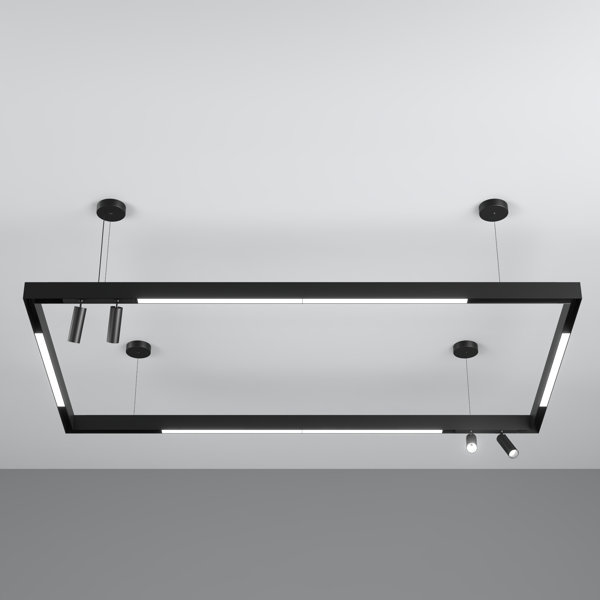 LED Lights Direct 10 - Light LED Square/Rectangle Pendant | Wayfair