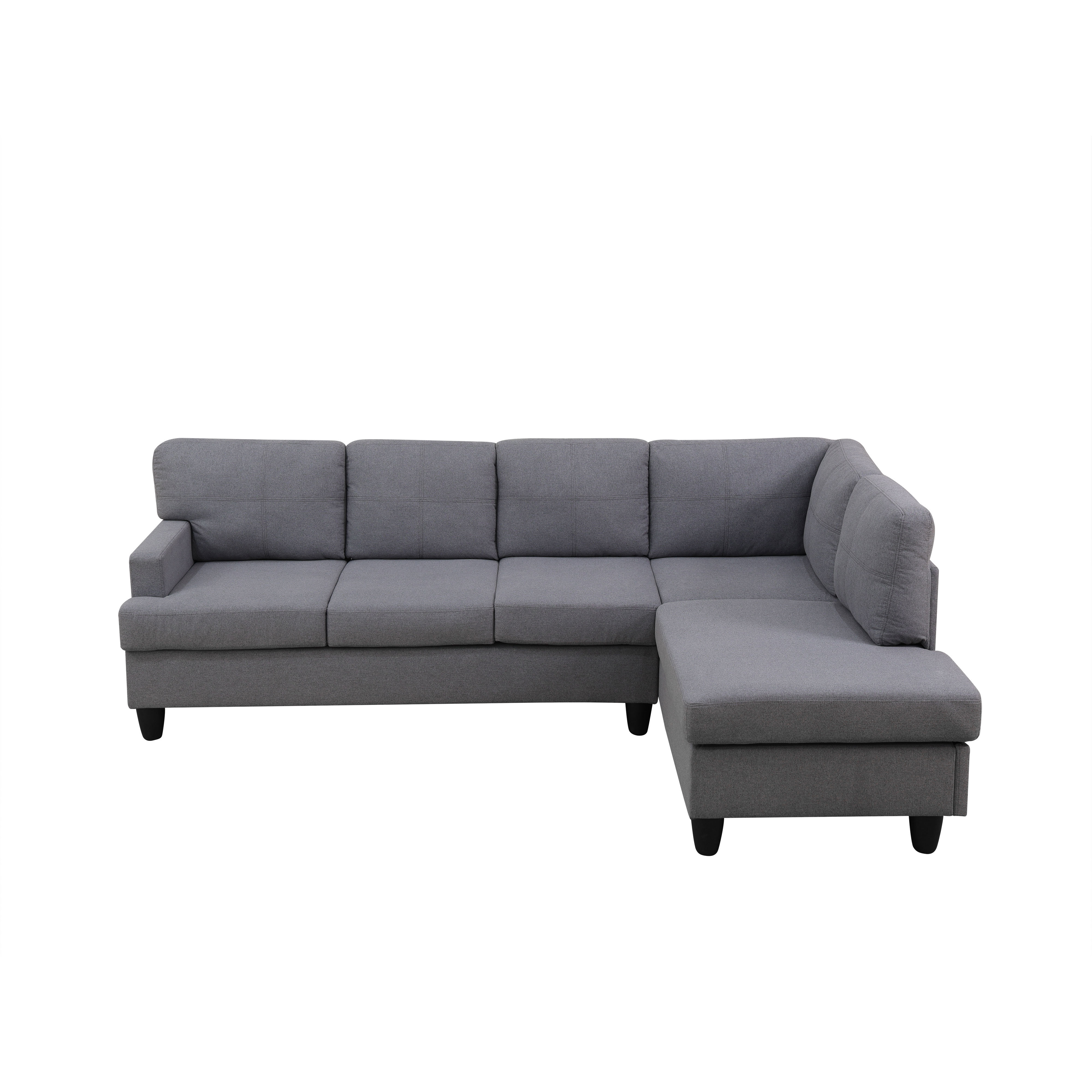Latitude Run® Light Grey Living Room 2-Piece Sofa Set | Wayfair