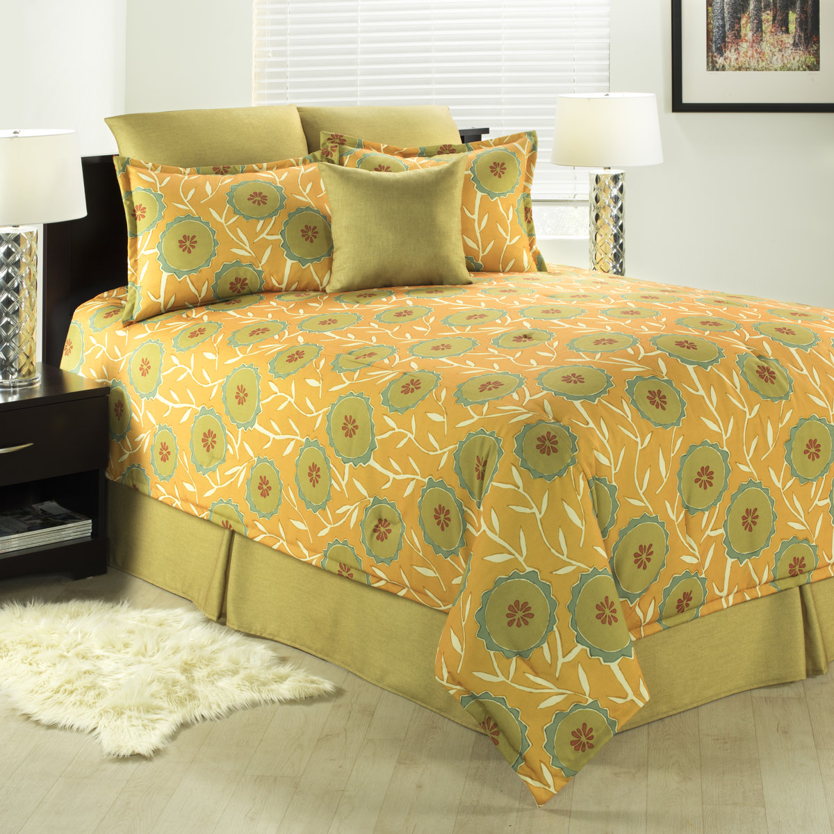 Victor Mill Malta funky 70s retro Comforter Set | Wayfair