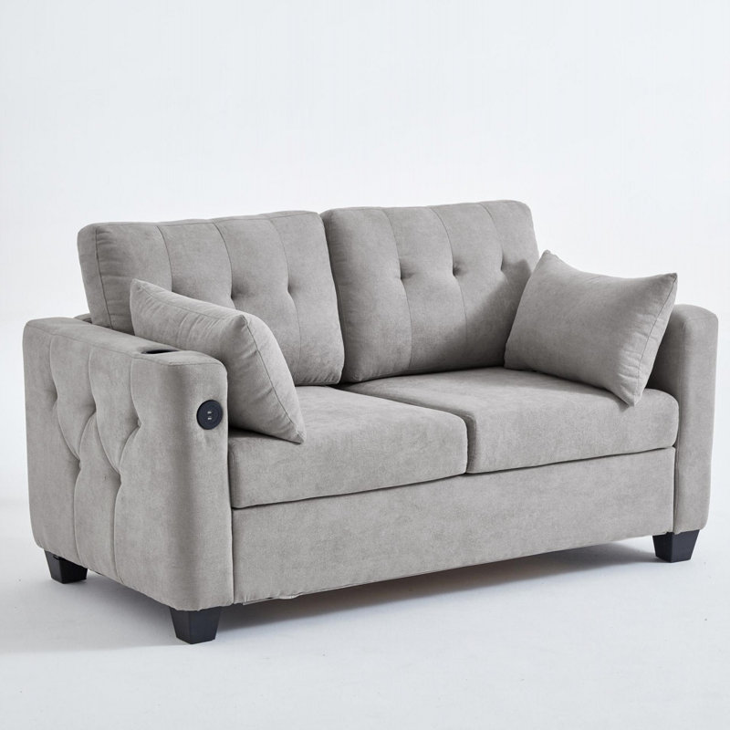 Wade Logan® Arval 67'' Upholstered Sleeper Sofa & Reviews | Wayfair