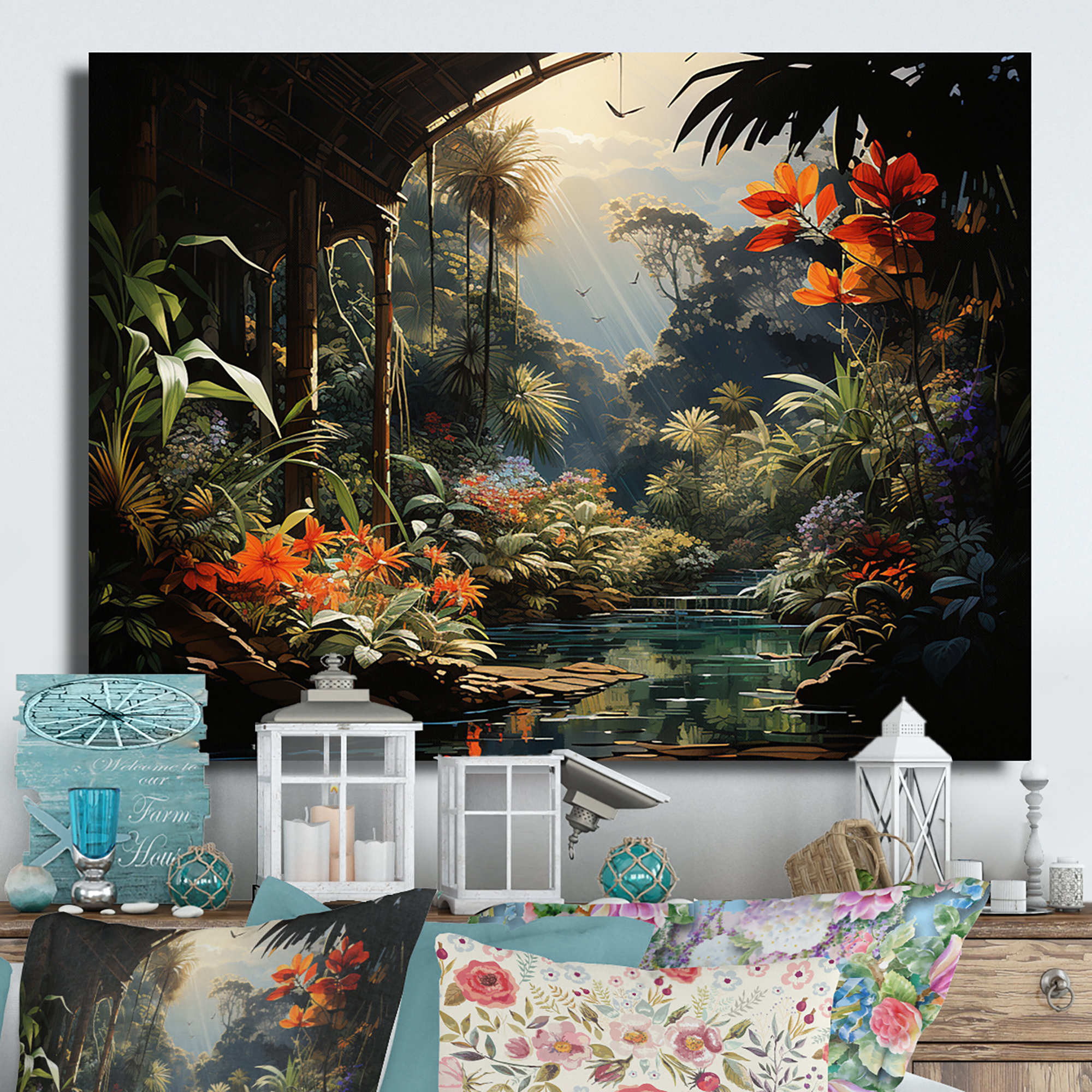 Bay Isle Home™ Vietnam Tropical Rainforest Reverie - Vietnam Metal Wall ...