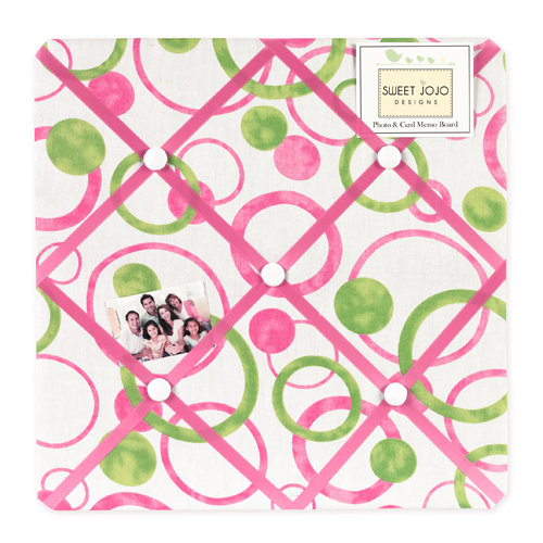 Sweet Jojo Designs Circles Pink Memo Board | Wayfair