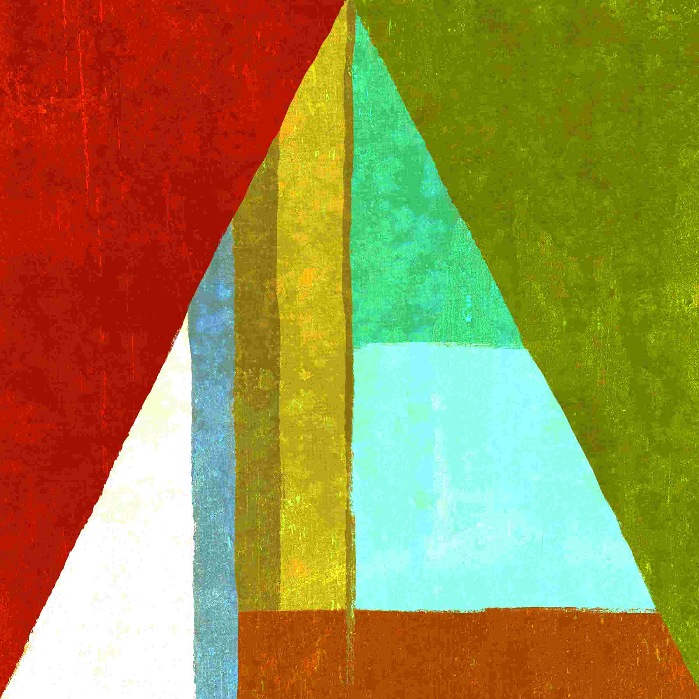 Wrought Studio™ Geo Triangle Shape - Wrapped Canvas Graphic Art | Wayfair