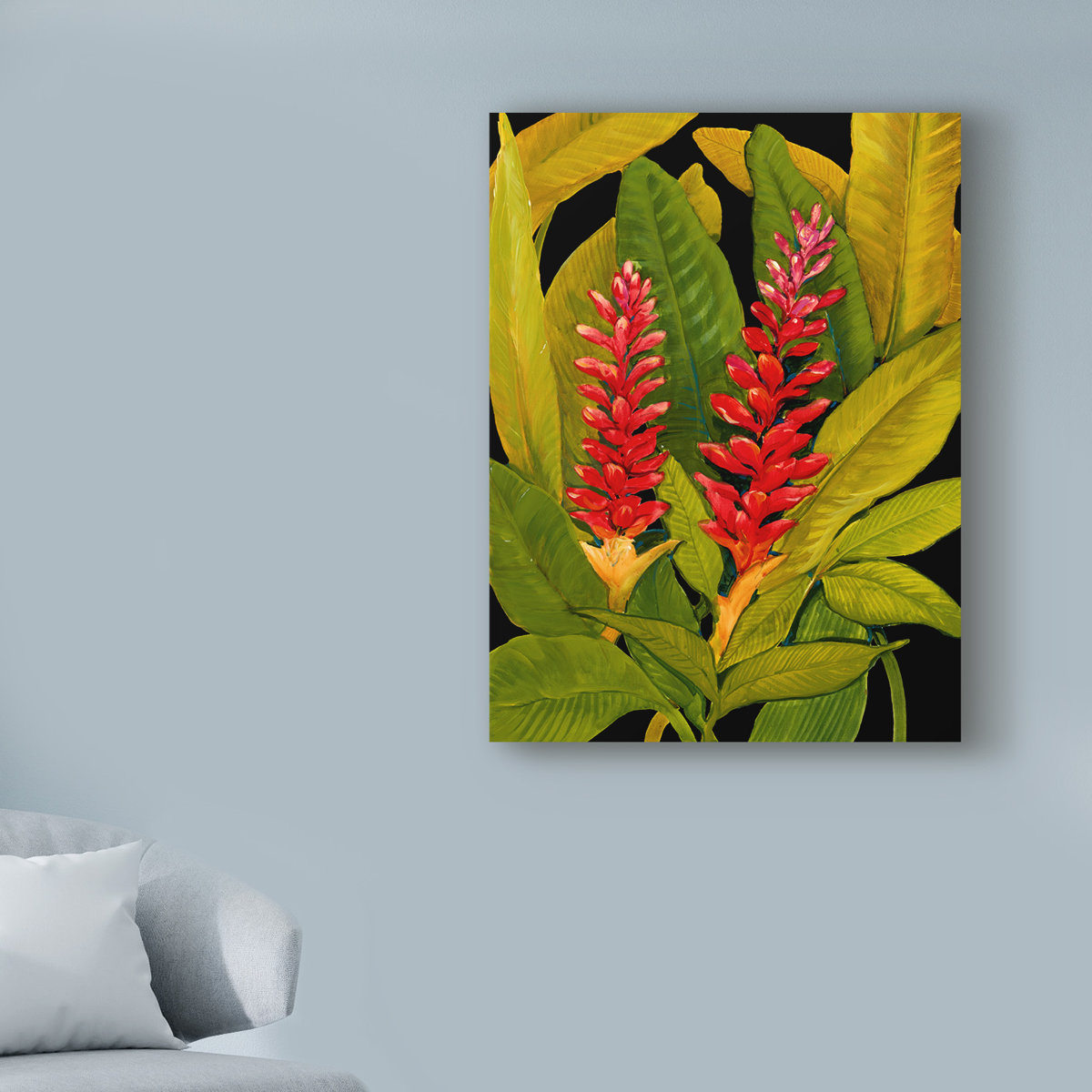 Bay Isle Home™ 'Dramatic Red Ginger' Acrylic Painting Print on Wrapped ...