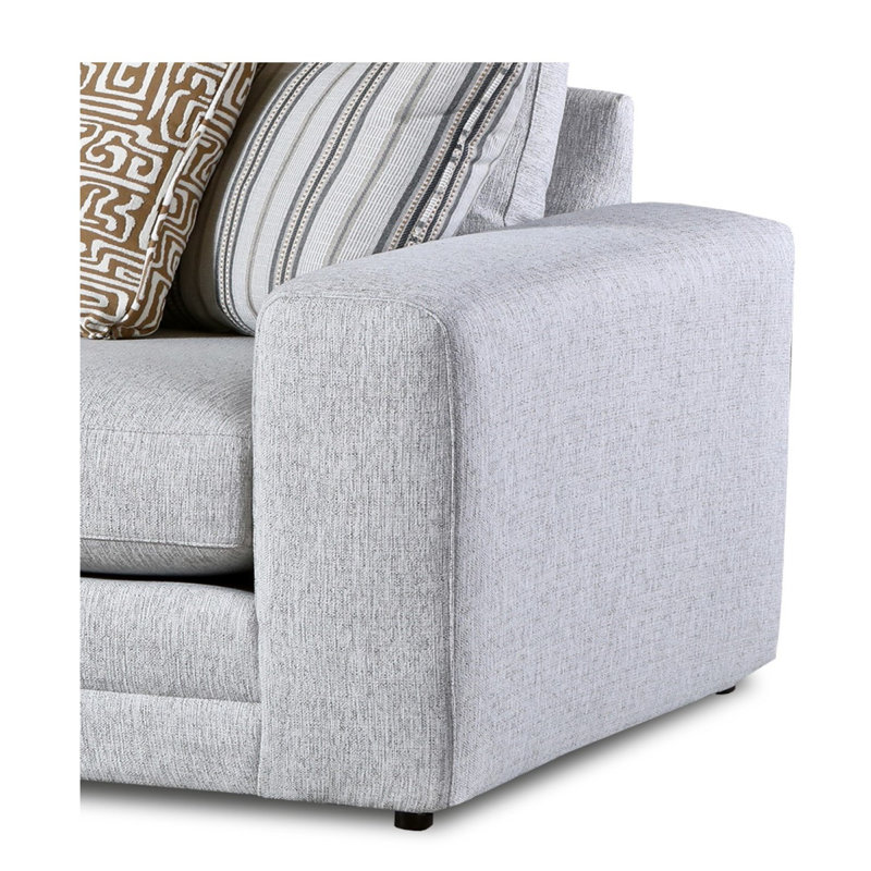 Southern Home Furnishings 107" Wide Symmetrical Corner Sectional | Wayfair