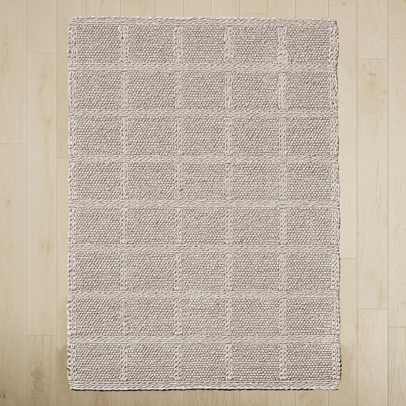 Orion Handmade Wool Beige/Ivory Rug & Reviews | Birch Lane