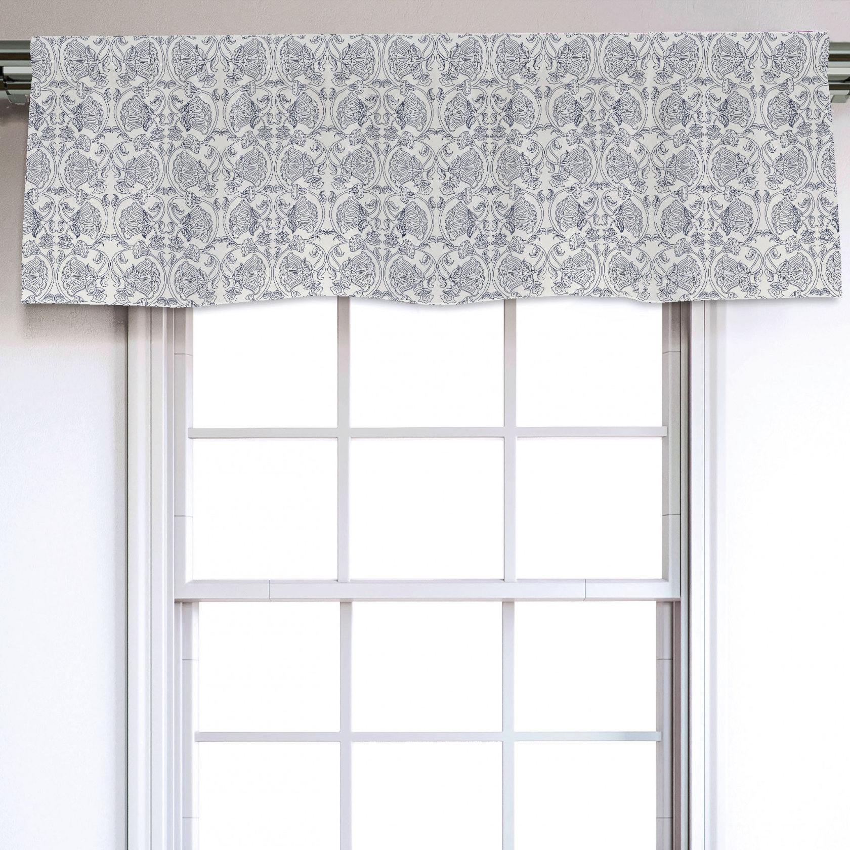 Ambesonne Victorian 54" Window Valance | Wayfair