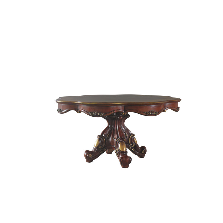 AndrewHomeStudio Dili Round Solid Wood Dining Table | Wayfair