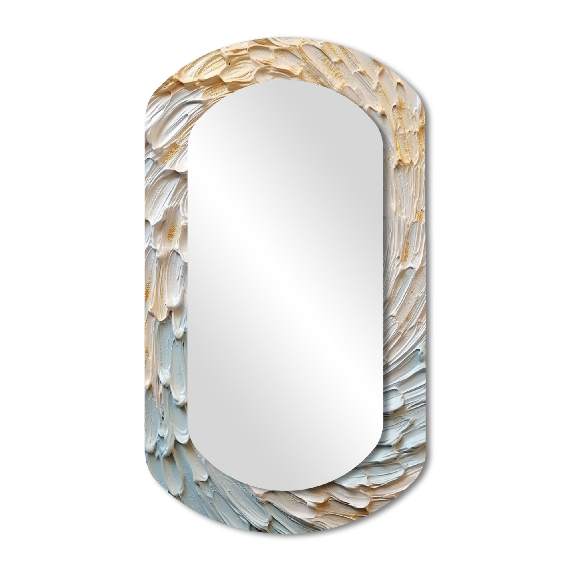 Ivy Bronx Gold and Cream Enchanted Whirls III - Abstract Spirals ...