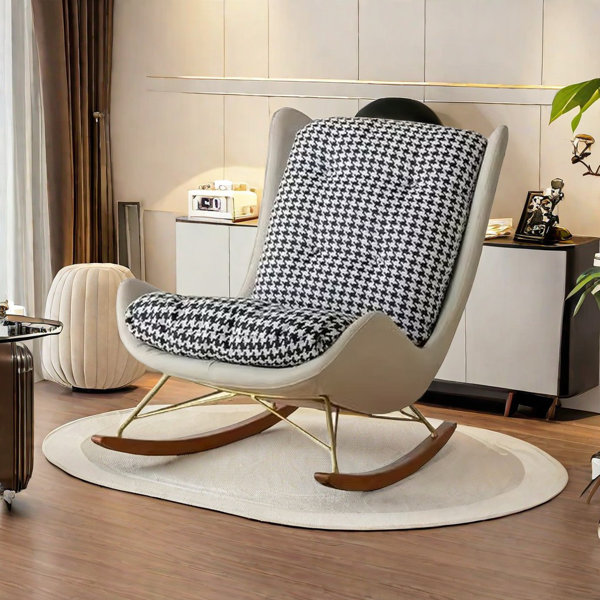 SUPROT Retro Art Rocking Chair Rocking Chair | Wayfair