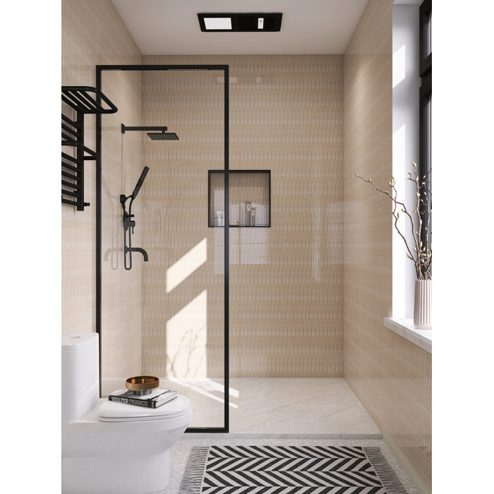 Supreme Tile Pencil 12'' x 0.5'' Glass Listello & Reviews | Wayfair