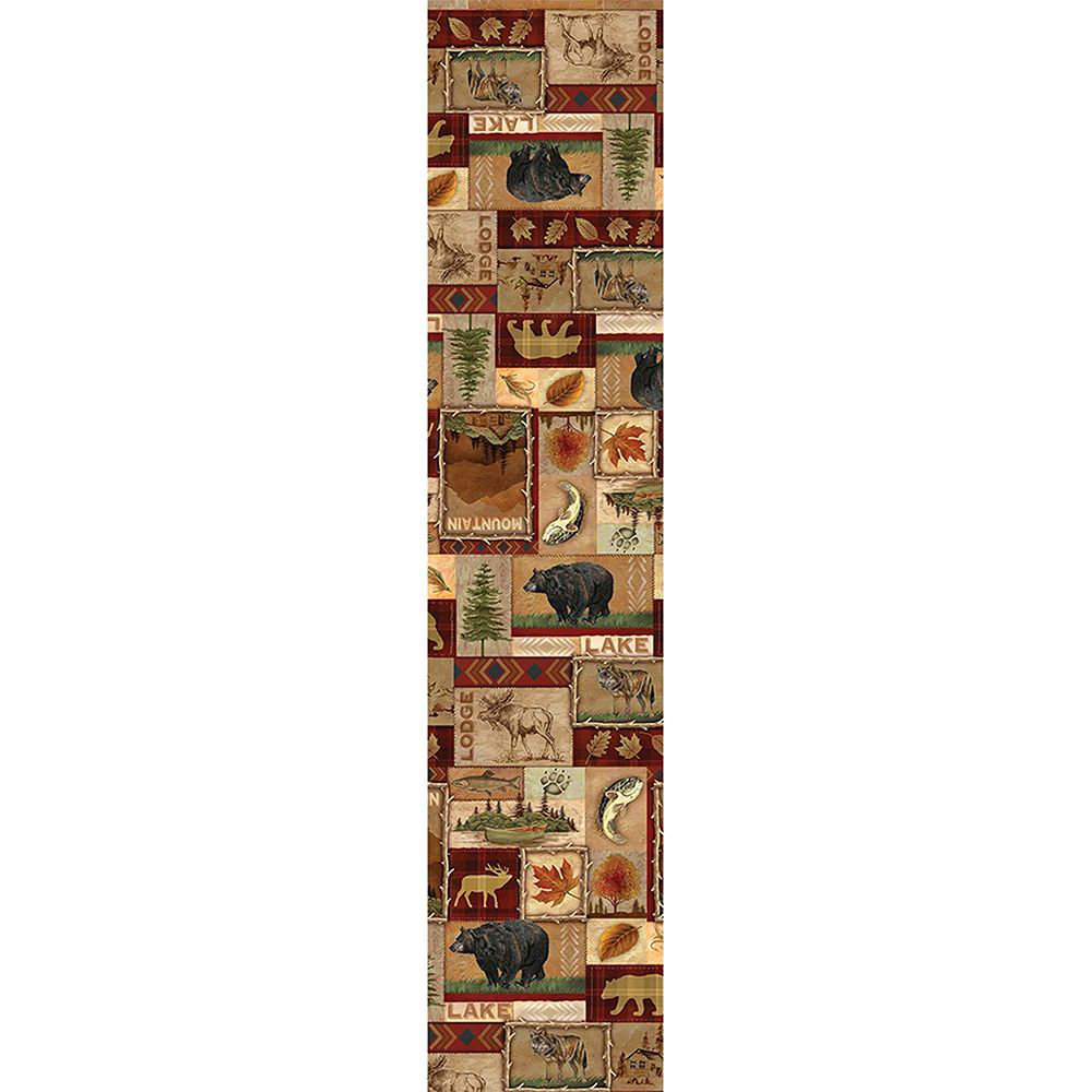 Laural Home Lodge Collage Geometric Table Runner & Reviews | Wayfair
